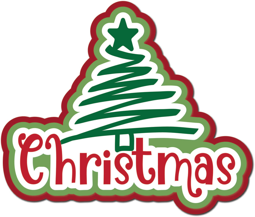 Christmas - Scrapbook Page Title Die Cut – Autumn's Crafty Corner Christmas - Scrapbook Page Title Die Cut – Autumn's Crafty Corner
