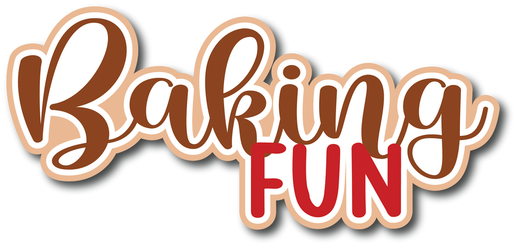 Baking Fun - Scrapbook Page Title Sticker – Autumn's Crafty Corner
