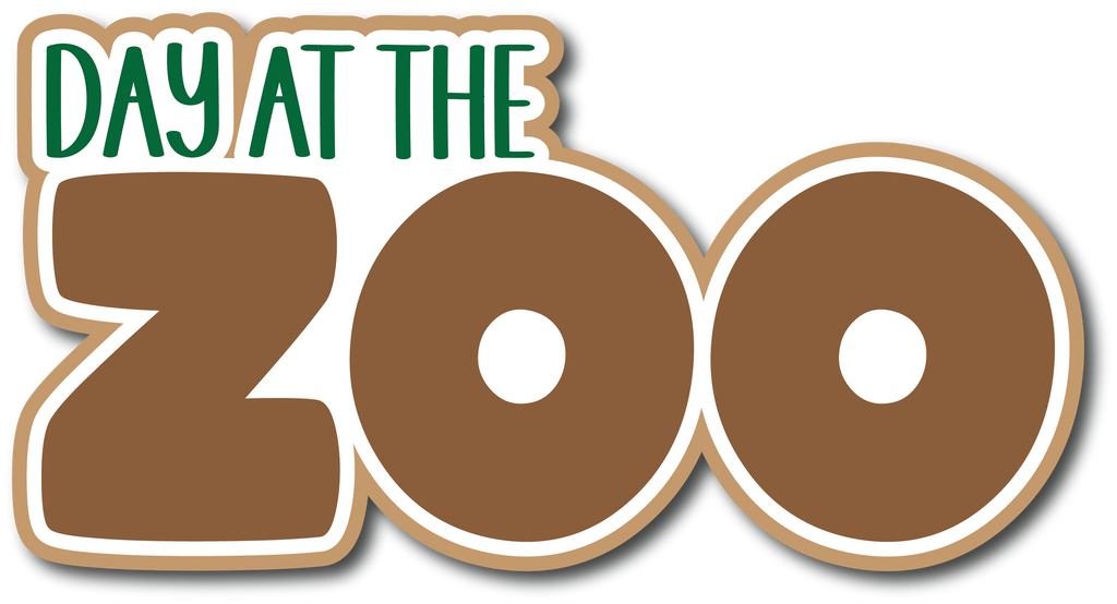 Day at the Zoo - Scrapbook Page Title Sticker – Autumn's Crafty Corner