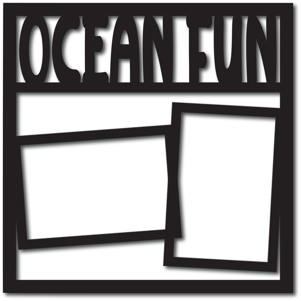 Ocean Fun - 2 Frames - Digital Cut File - SVG - INSTANT DOWNLOAD ...