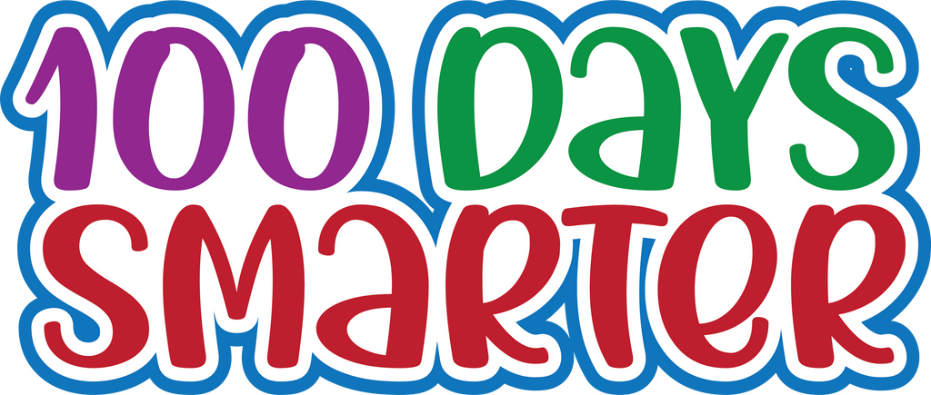 100 Days Smarter - Scrapbook Page Title Sticker – Autumn's Crafty Corner