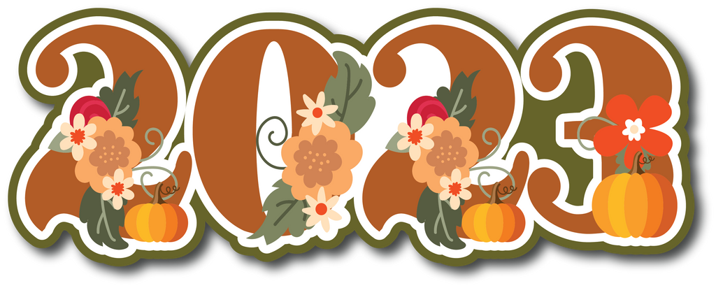 2023 - Scrapbook Page Title Sticker – Autumn's Crafty Corner