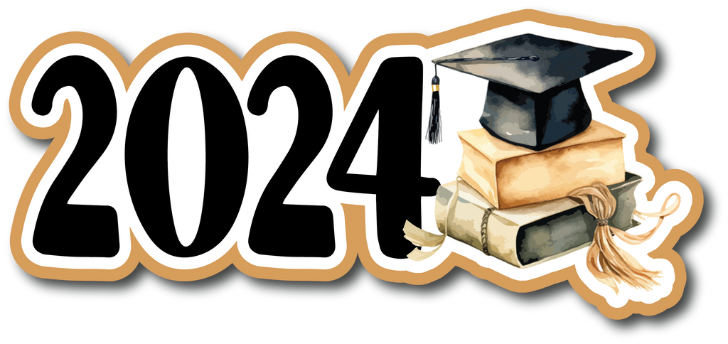2024 - Graduate - Scrapbook Page Title Sticker – Autumn's Crafty Corner