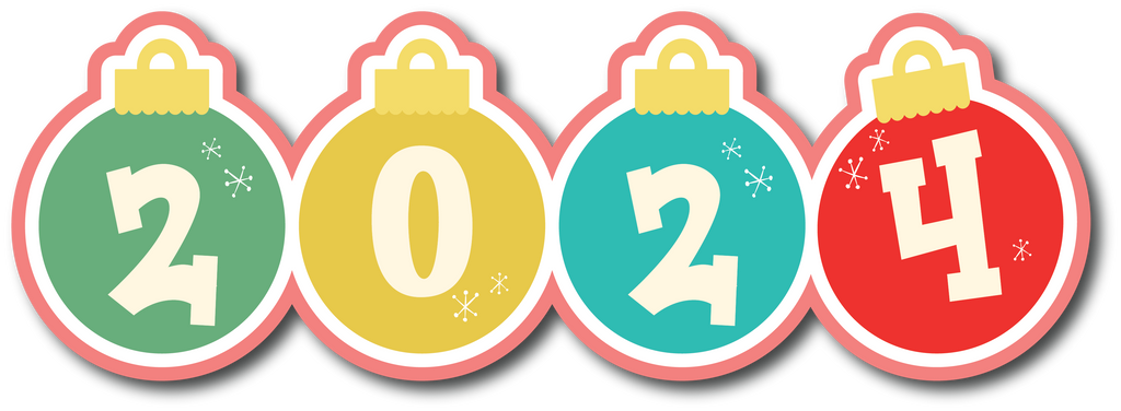 2024 - Ornaments - Scrapbook Page Title Sticker – Autumn's Crafty Corner