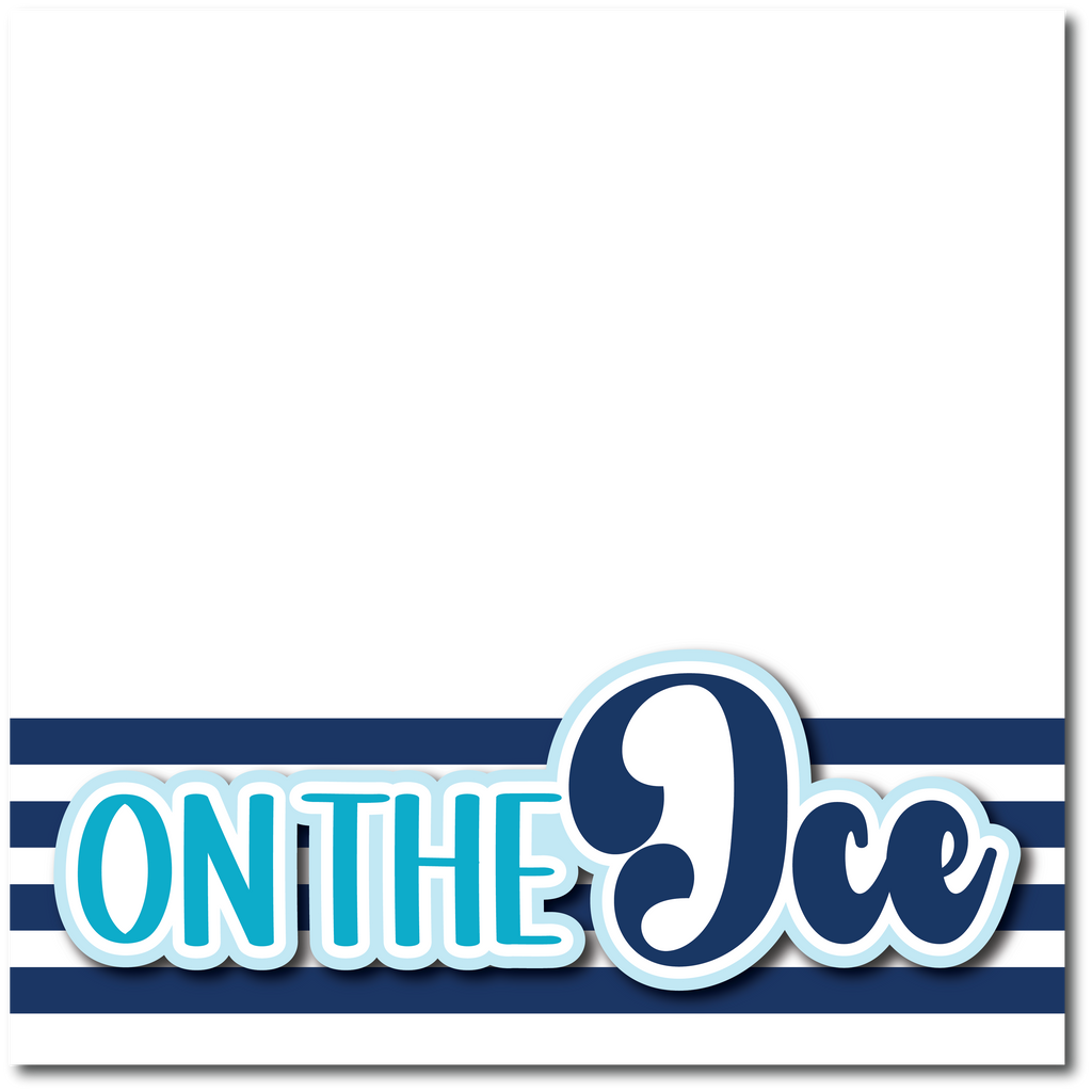 On the Ice - Printed Premade Scrapbook Page 12x12 Layout – Autumn's ...