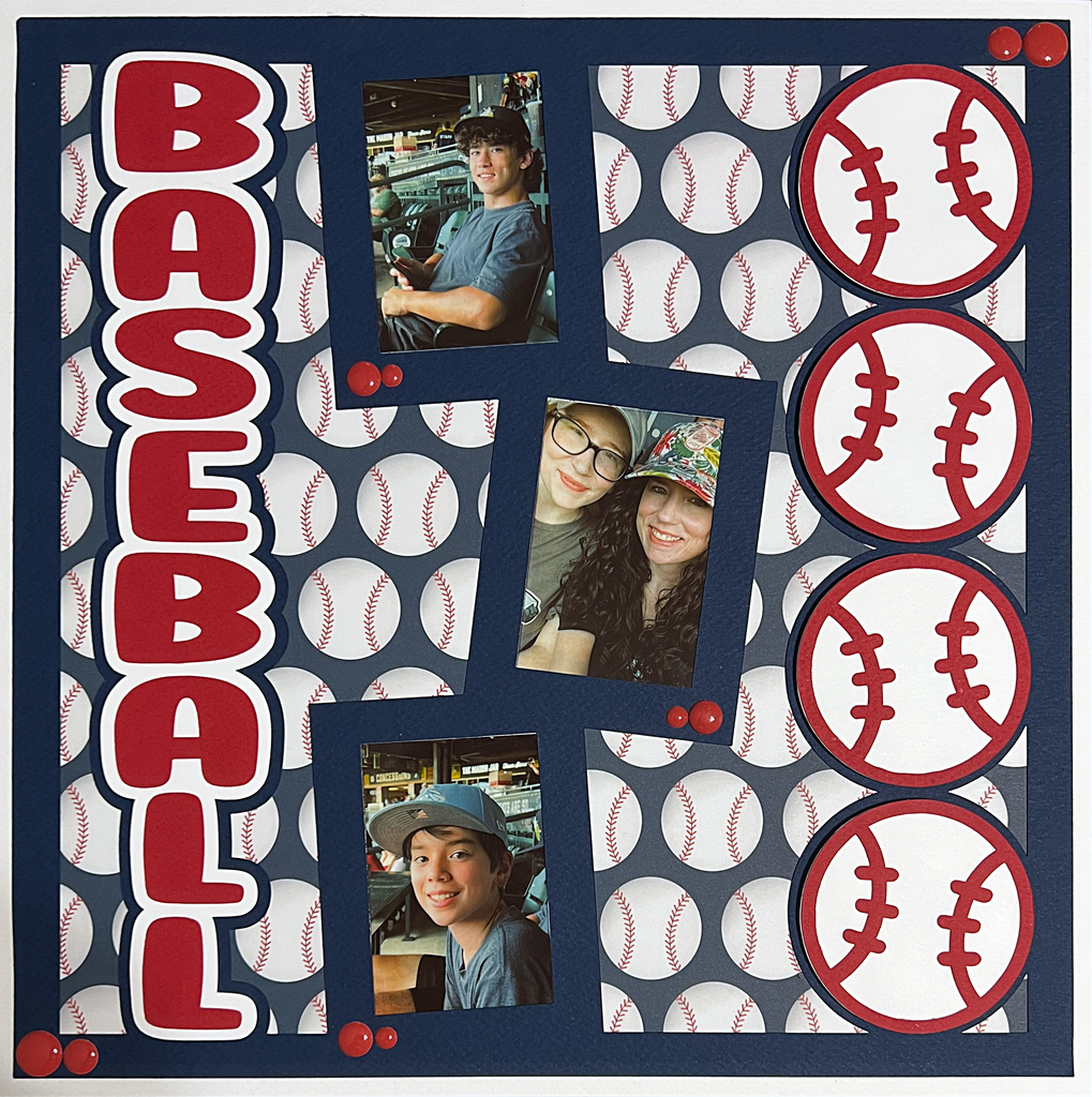 Baseball - Layered Overlay - Digital Cut File - SVG - INSTANT DOWNLOAD ...