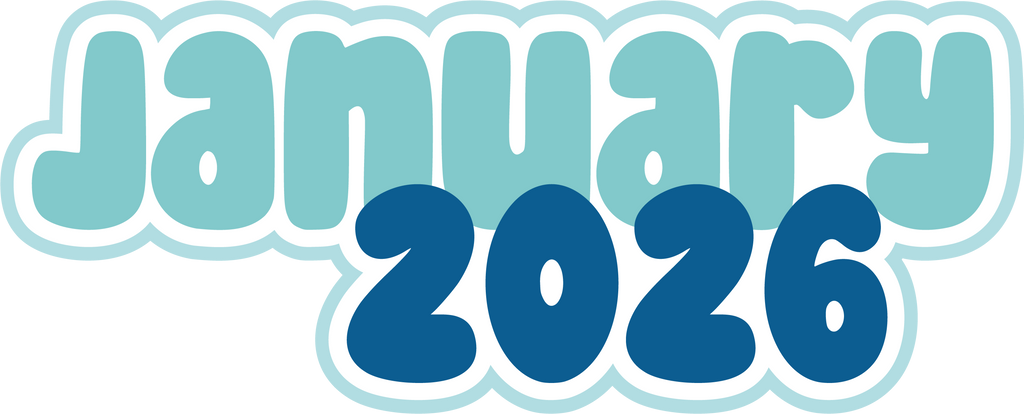 January 2026 - Scrapbook Page Title Die Cut – Autumn's Crafty Corner