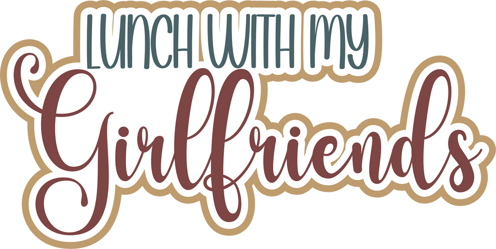 Lunch with My Girlfriends - Scrapbook Double Page Kit – Autumn's Crafty ...