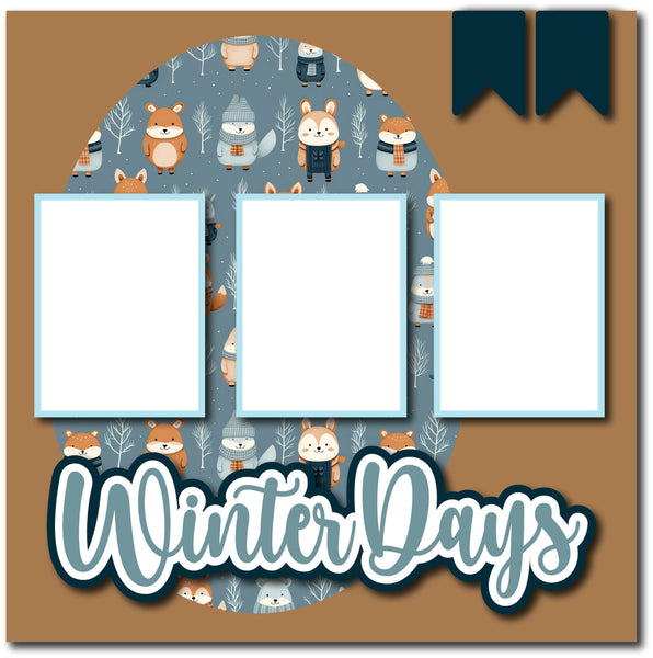 At the Arcade - Printed Premade Scrapbook Page 12x12 Layout – Autumn's ...