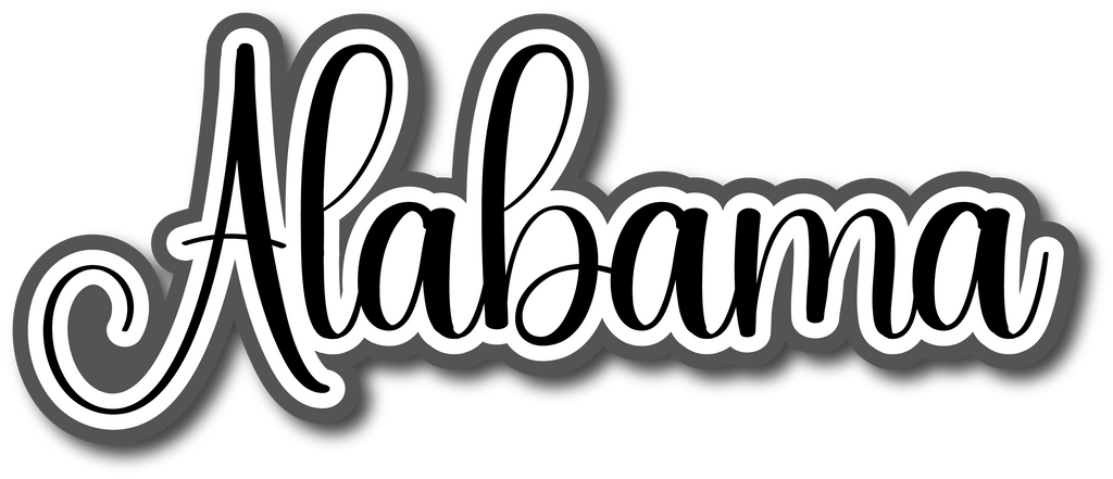 Alabama - Scrapbook Page Title Sticker – Autumn's Crafty Corner