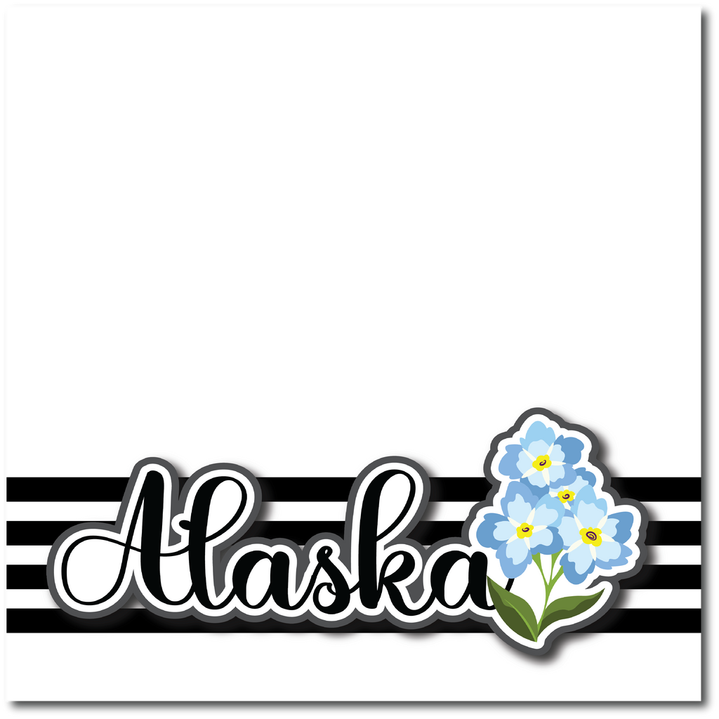 Alaska - Printed Premade Scrapbook Page 12x12 Layout – Autumn's Crafty ...