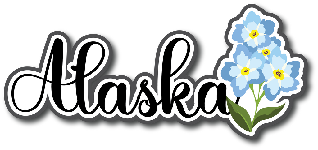 Alaska - Scrapbook Page Title Sticker – Autumn's Crafty Corner