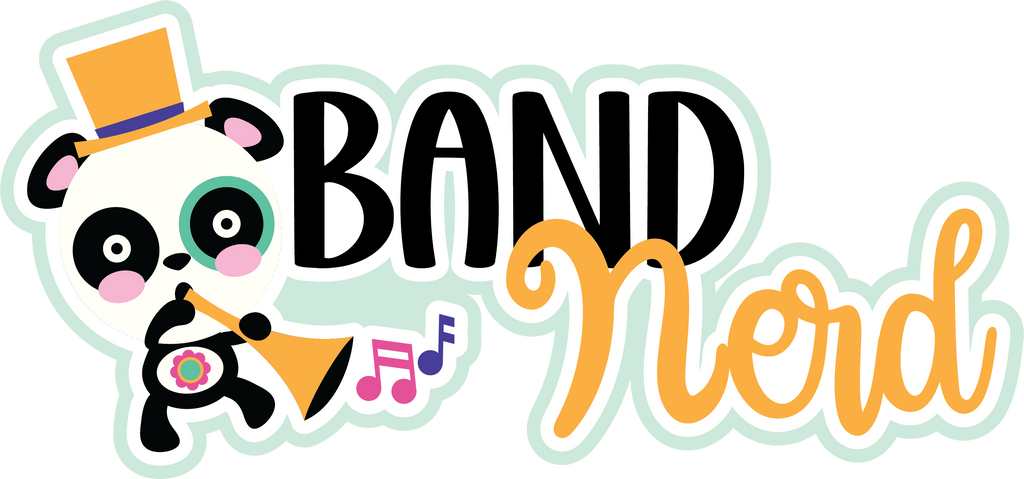 Band Nerd - Scrapbook Page Title Sticker – Autumn's Crafty Corner