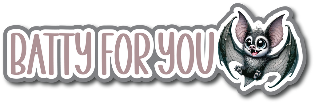 Batty for You - Scrapbook Page Title Sticker – Autumn's Crafty Corner