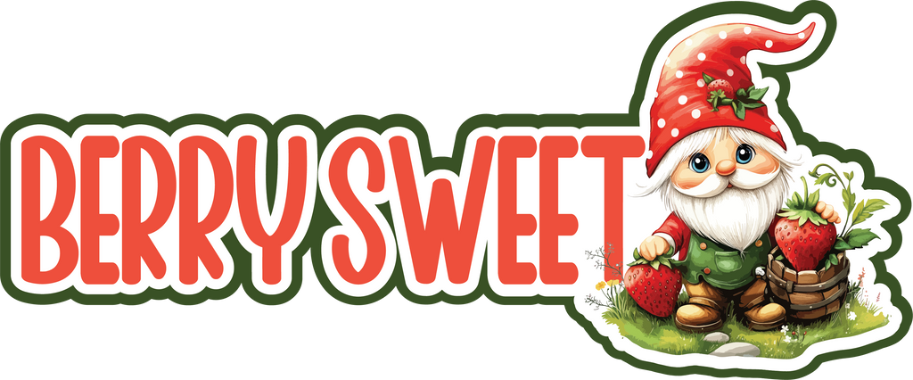 Berry Sweet - Scrapbook Page Title Die Cut – Autumn's Crafty Corner