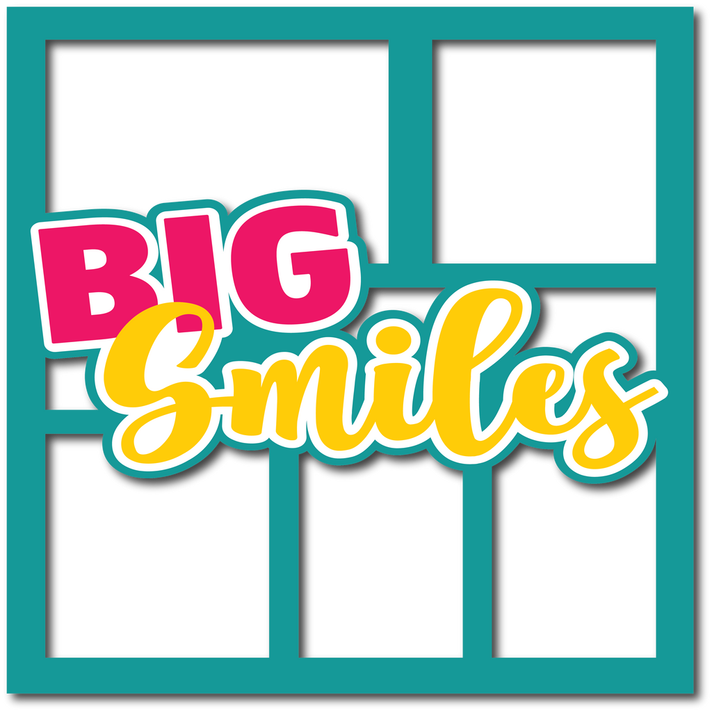 Big Smiles - Layered Overlay - Digital Cut File - SVG - INSTANT DOWNLO ...