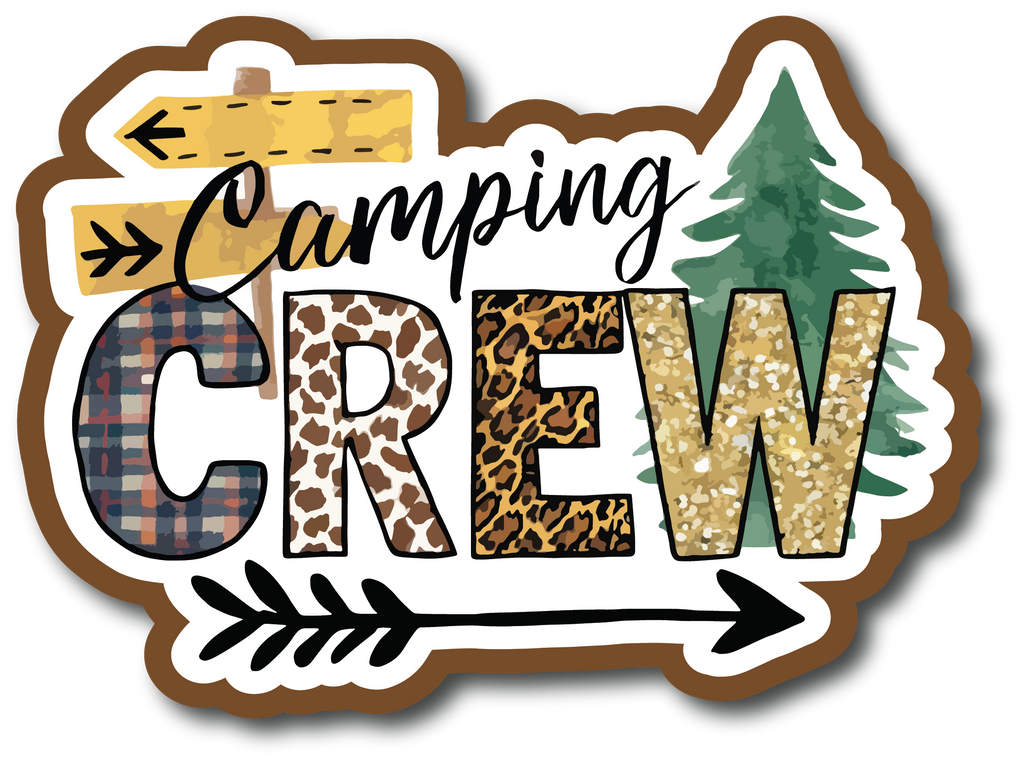 Camping Crew - Scrapbook Page Title Sticker – Autumn's Crafty Corner