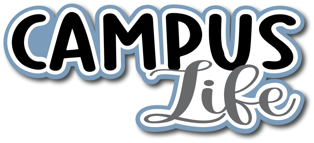 Campus Life - Scrapbook Page Title Sticker – Autumn's Crafty Corner