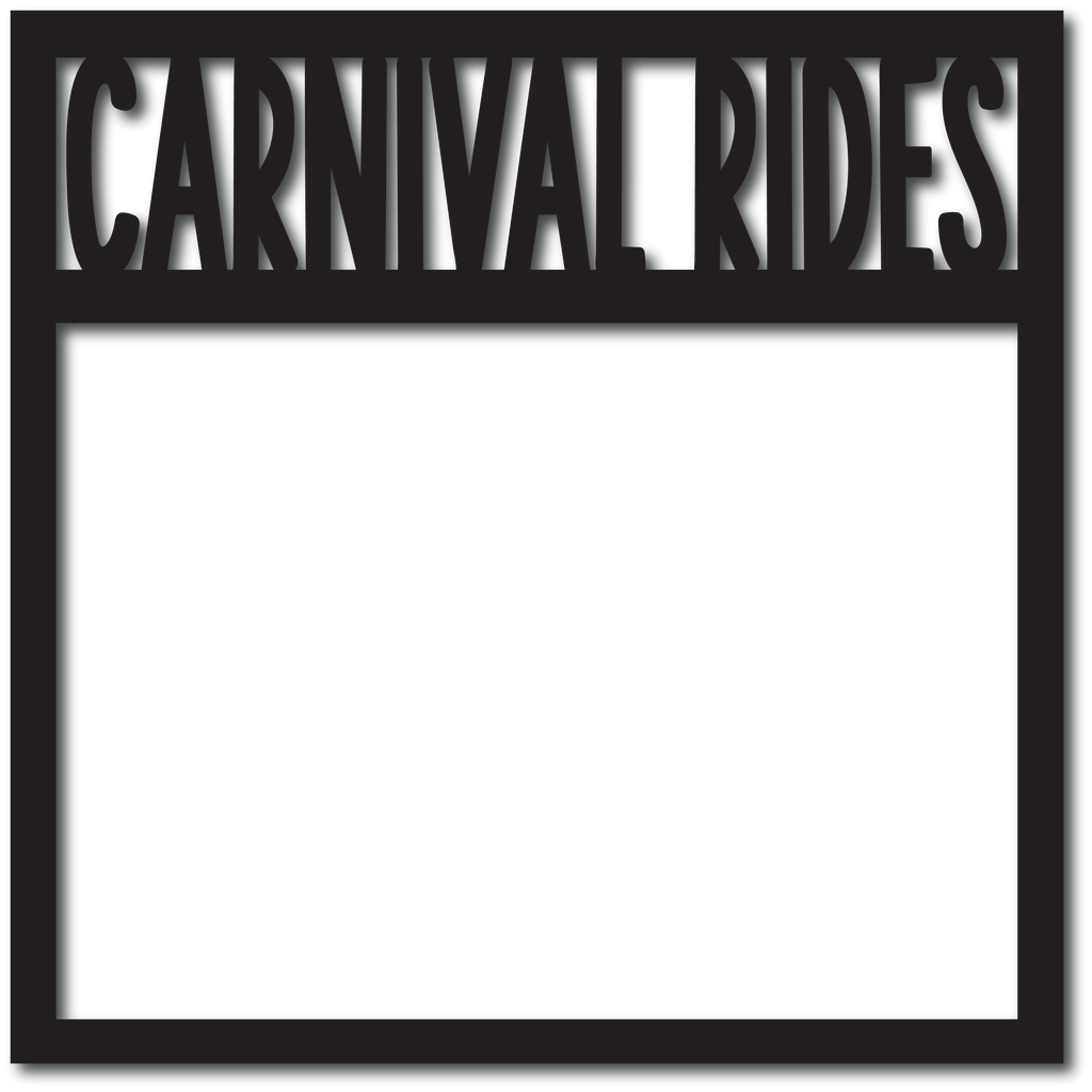 Carnival Rides - Scrapbook Overlay - Digital Cut File - SVG - INSTANT ...