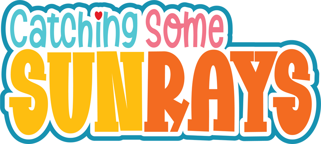Catching Some Sunrays - Scrapbook Page Title Die Cut – Autumn's Crafty ...