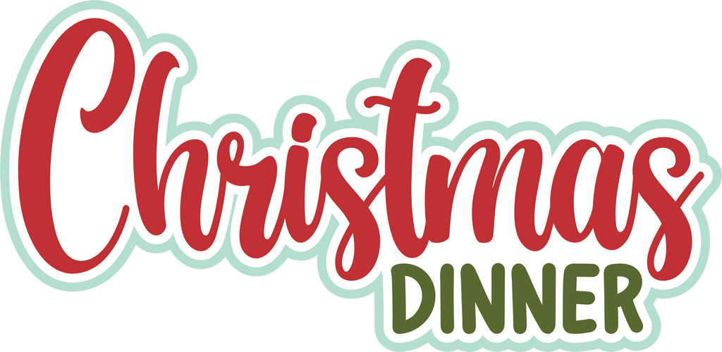 Christmas Dinner - Scrapbook Page Title Sticker – Autumn's Crafty Corner