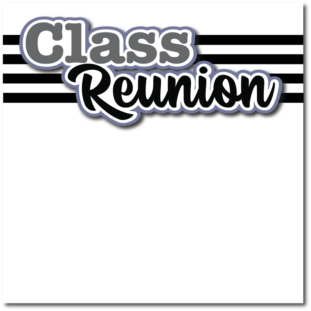 Class Reunion - Printed Premade Scrapbook Page 12x12 Layout – Autumn's ...