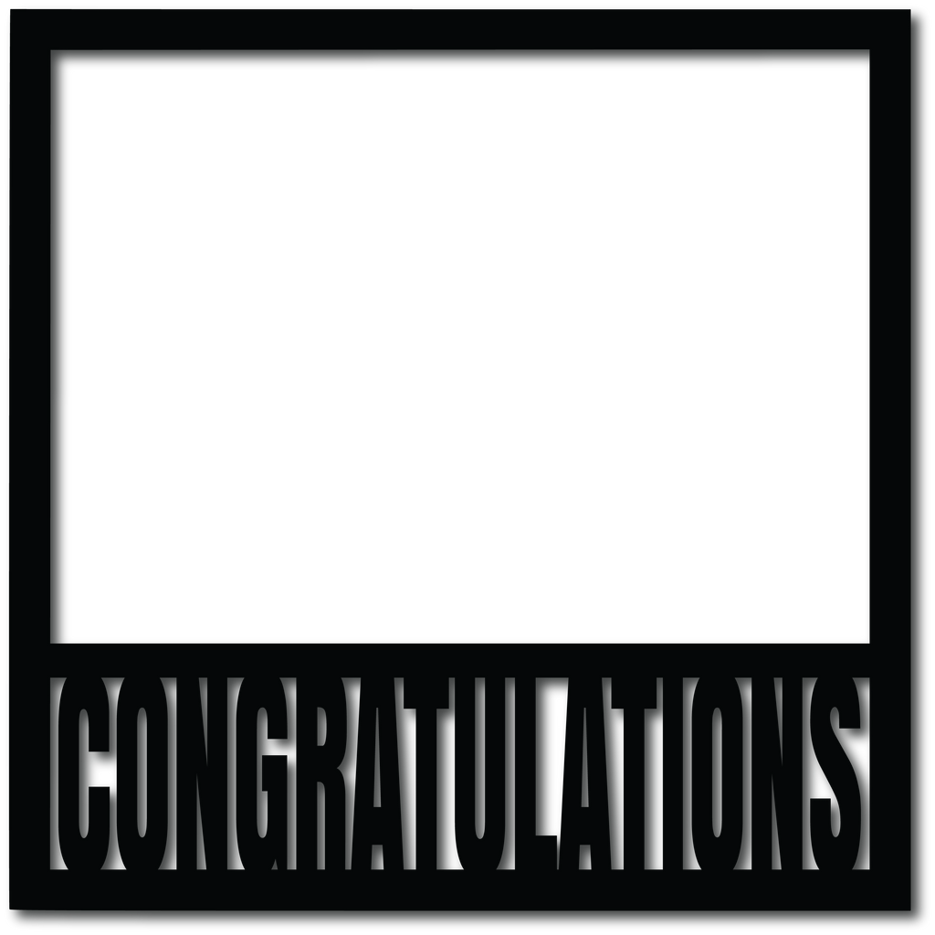 Congratulations - Scrapbook Overlay - Digital Cut File - SVG - INSTANT ...