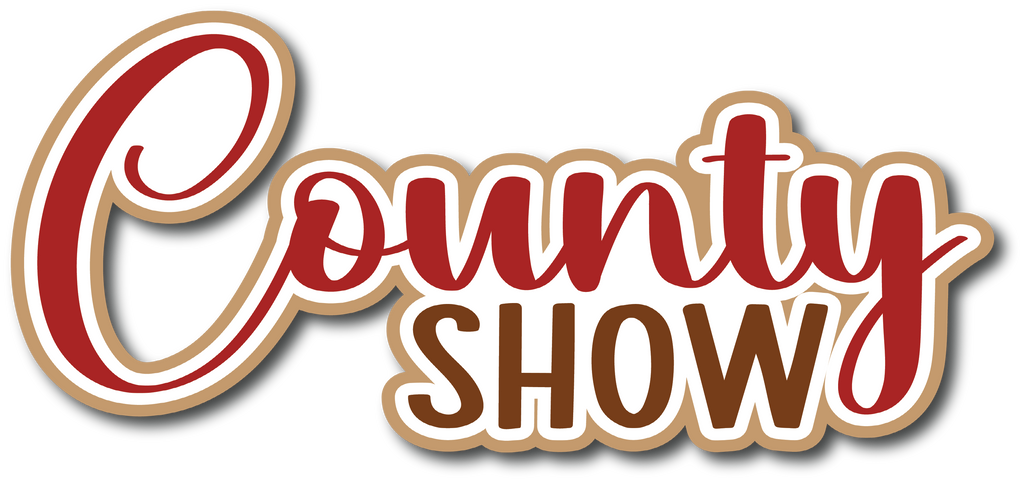 County Show - Scrapbook Page Title Sticker – Autumn's Crafty Corner