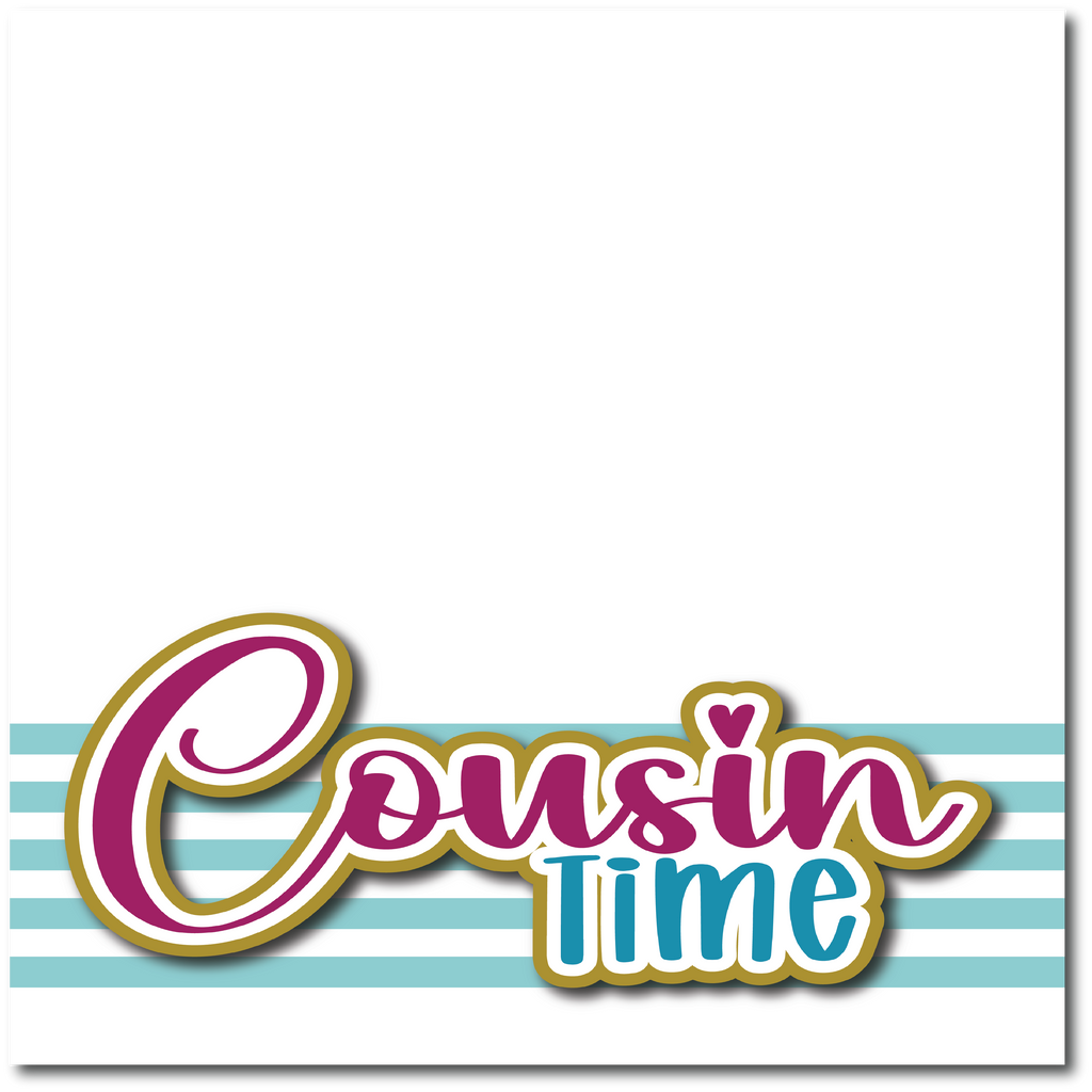 Cousin Time - Printed Premade Scrapbook Page 12x12 Layout – Autumn's ...
