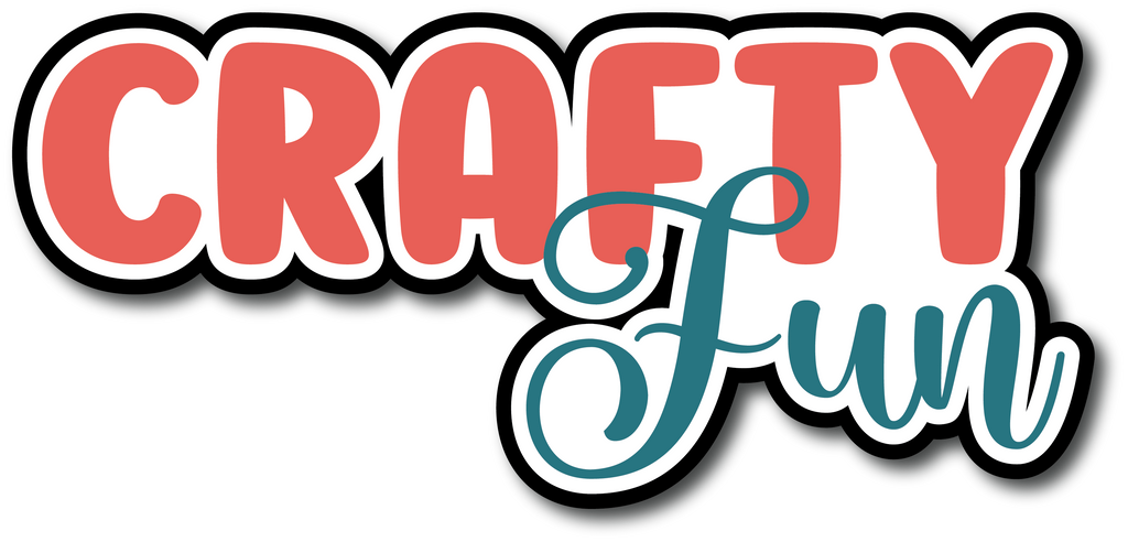 Crafty Fun - Scrapbook Page Title Sticker – Autumn's Crafty Corner