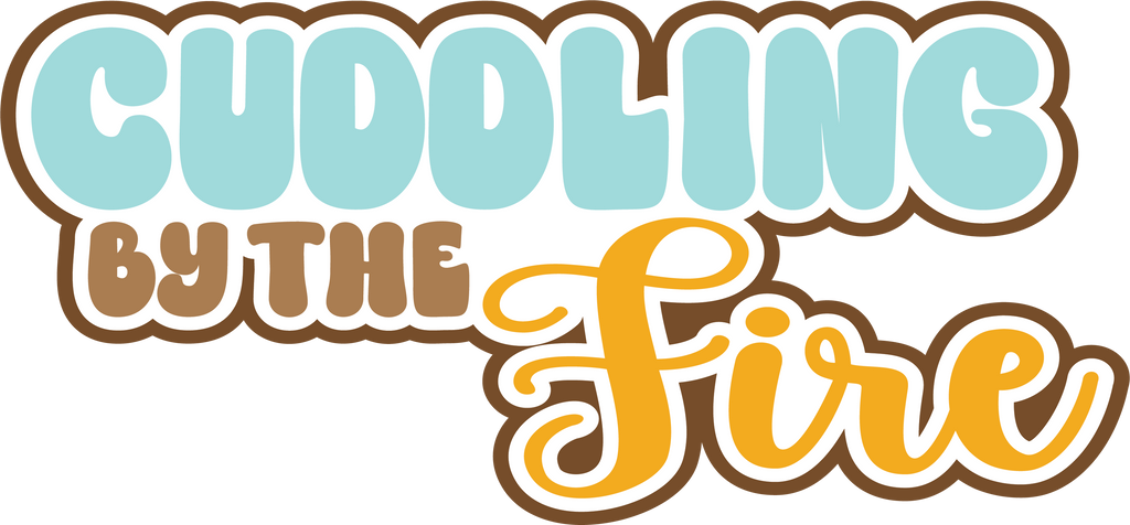 Cuddling by the Fire - Scrapbook Page Title Sticker – Autumn's Crafty ...