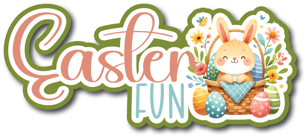 Easter Fun - Scrapbook Page Title Sticker – Autumn's Crafty Corner