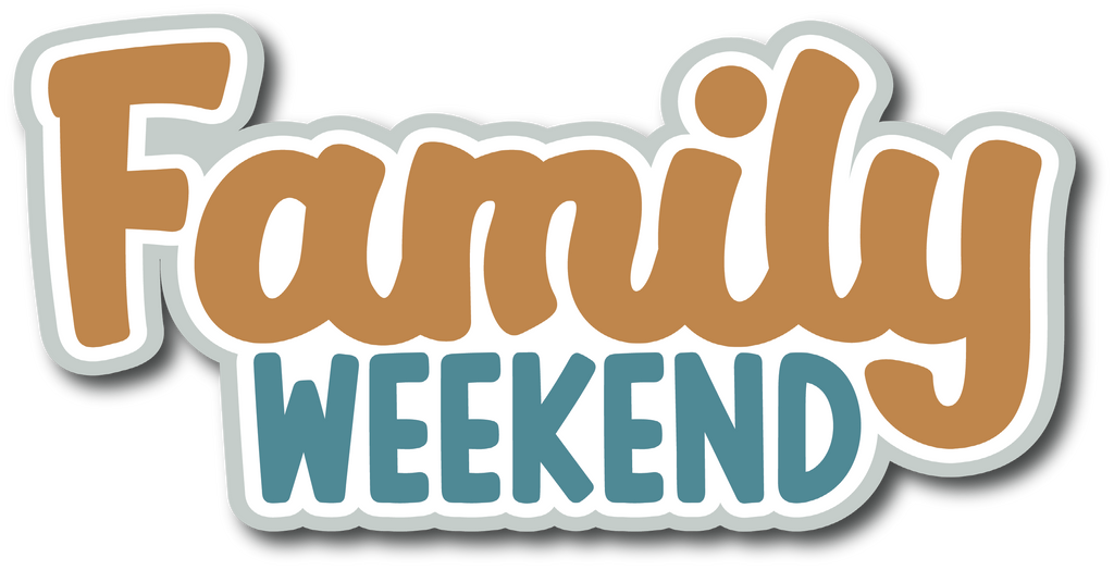 Family Weekend - Scrapbook Page Title Sticker – Autumn's Crafty Corner