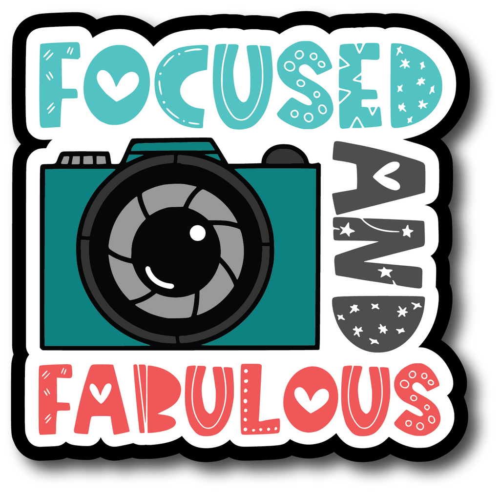 Focused and Fabulous - Scrapbook Page Title Sticker – Autumn's Crafty ...