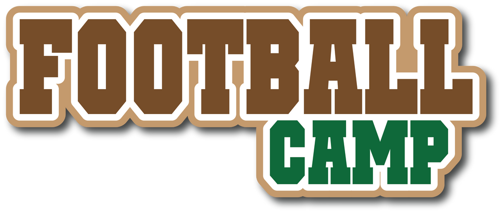 Football Camp - Scrapbook Page Title Sticker – Autumn's Crafty Corner