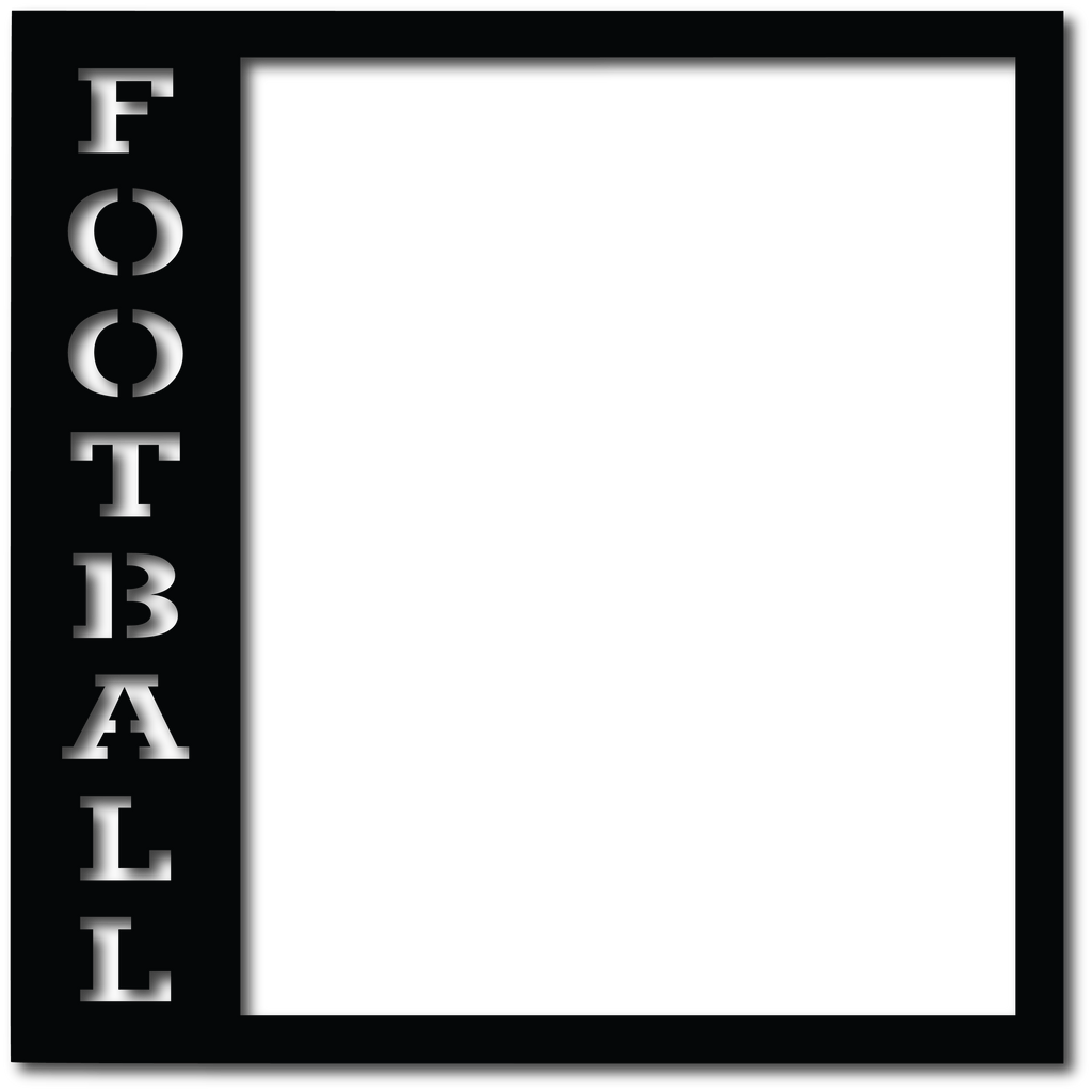 Football - Scrapbook Overlay - Digital Cut File - SVG - INSTANT DOWNLO ...