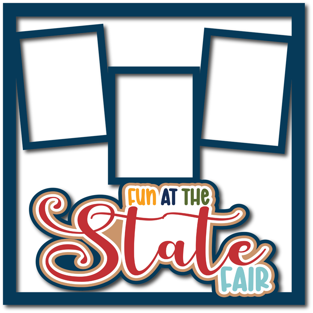 Fun at the State Fair - 3 Frames - Scrapbook Page Layered Overlay Kit ...