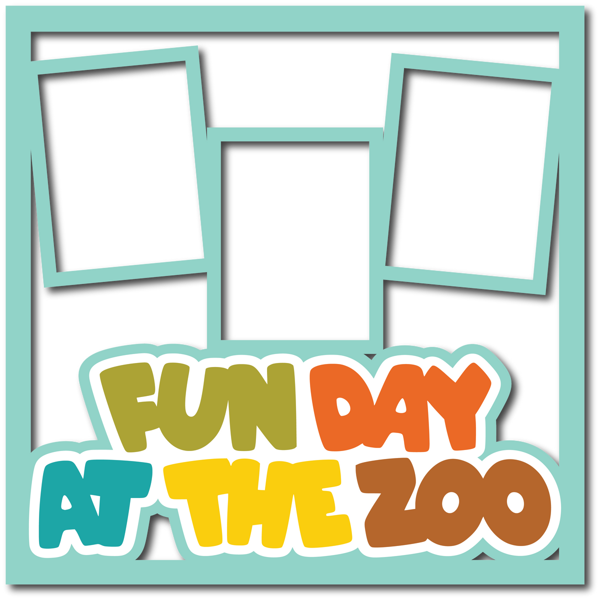 Friends - 6 Square Frames - Layered Overlay - Digital Cut File - SVG ...