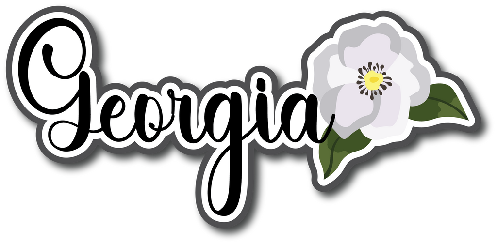 Georgia - Scrapbook Page Title Sticker – Autumn's Crafty Corner