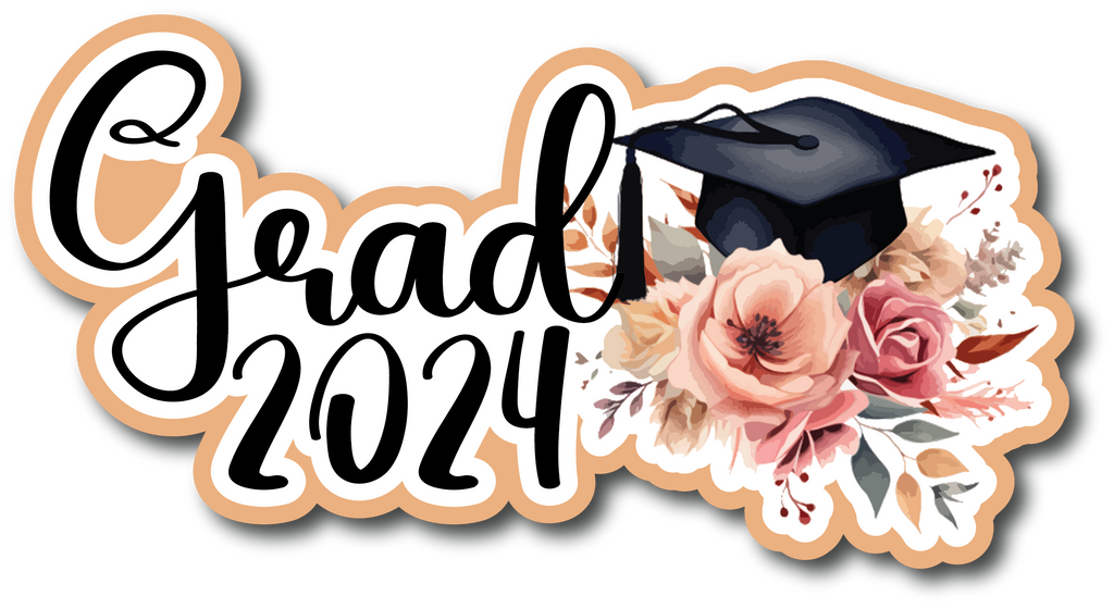 Grad 2024 - Scrapbook Page Title Sticker – Autumn's Crafty Corner