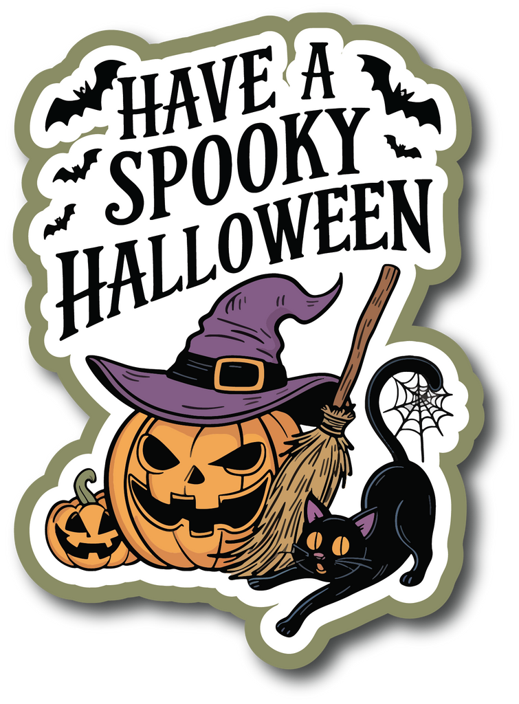 Have a Spooky Halloween - Scrapbook Page Title Sticker – Autumn's ...
