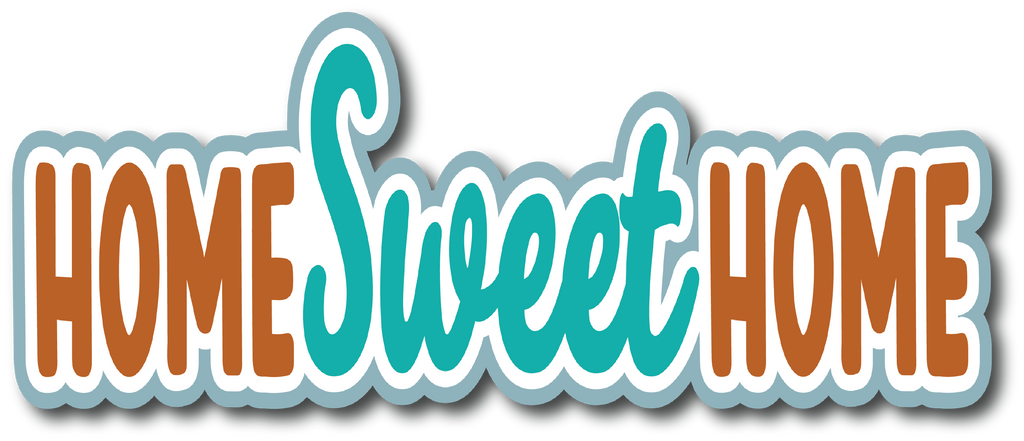 Home Sweet Home - Scrapbook Page Title Sticker – Autumn's Crafty Corner