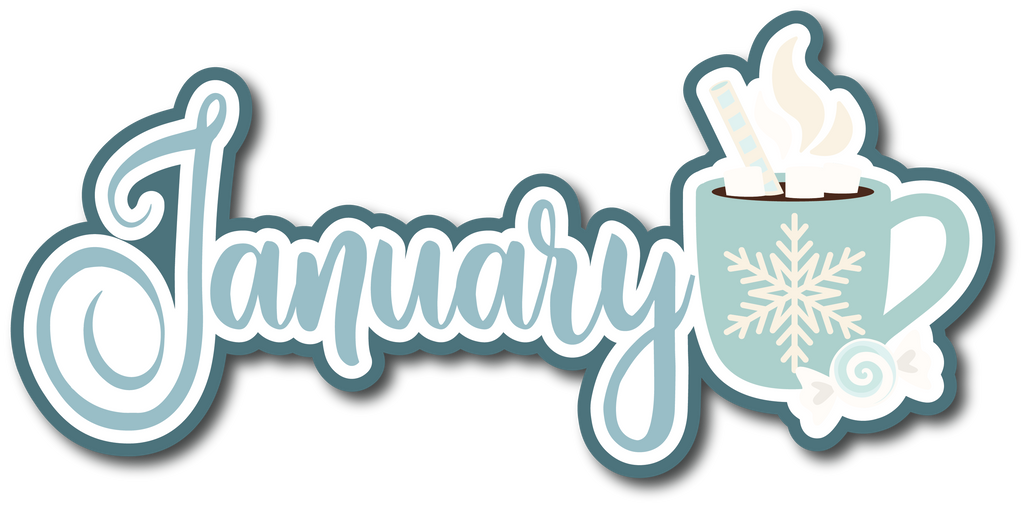 January - Scrapbook Page Title Sticker – Autumn's Crafty Corner