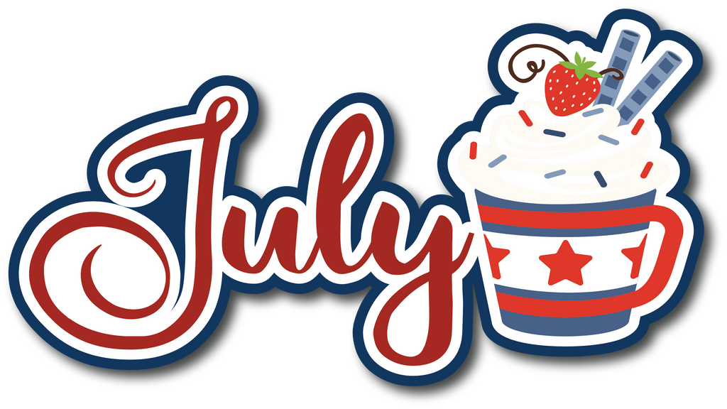 July - Scrapbook Page Title Sticker – Autumn's Crafty Corner