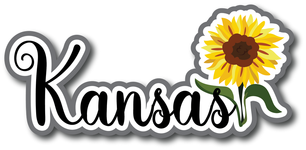 Kansas - Scrapbook Page Title Sticker – Autumn's Crafty Corner