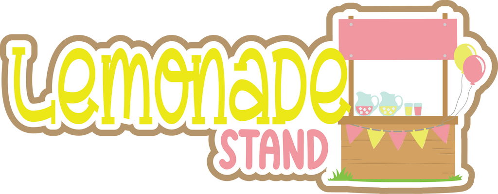 Lemonade Stand - Scrapbook Page Title Sticker – Autumn's Crafty Corner