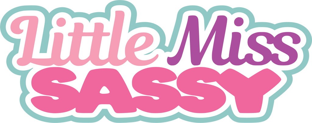Little Miss Sassy - Scrapbook Page Title Sticker – Autumn's Crafty Corner