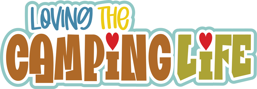 Loving the Camping Life - Scrapbook Page Title Sticker – Autumn's ...