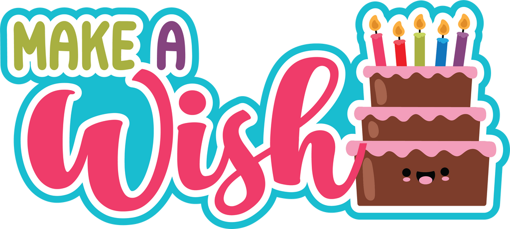 Make a Wish - Scrapbook Page Title Sticker – Autumn's Crafty Corner