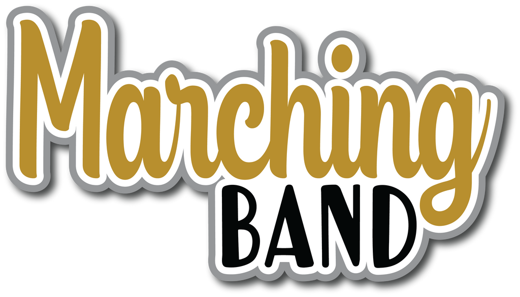 Marching Band - Scrapbook Page Title Sticker – Autumn's Crafty Corner